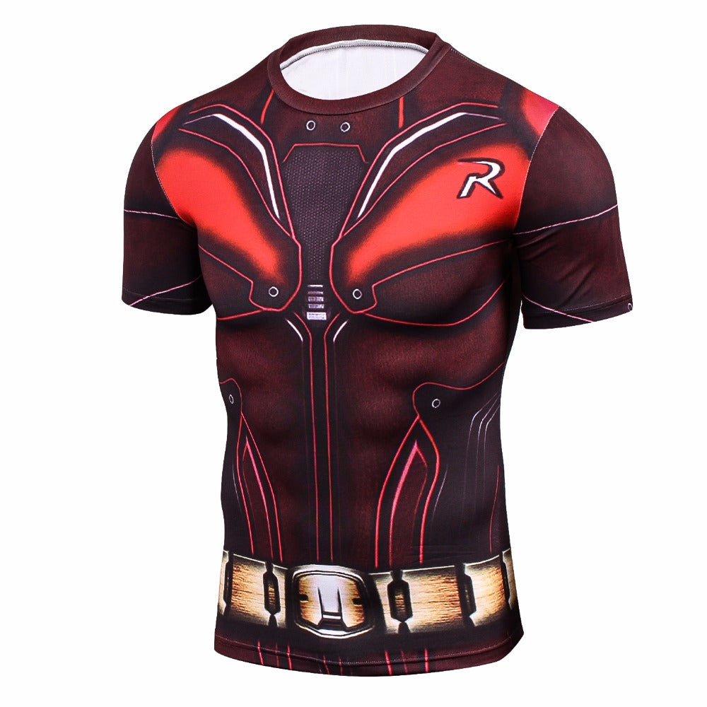 Robin Compression Short Sleeve T Shirt – DC Marvel World