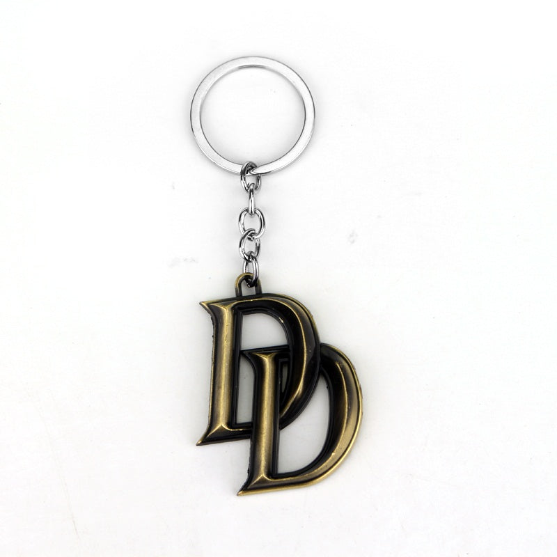 Daredevil Logo Keychain – DC Marvel World